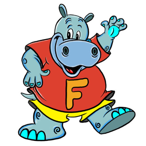 Meet Flippo, our energetic Hippo and official mascotFlippo's